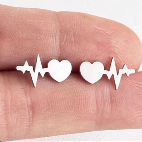 Free People | Jewelry | Ekg Ecg Electrocardio Heartbeat Heart Sinus ...
